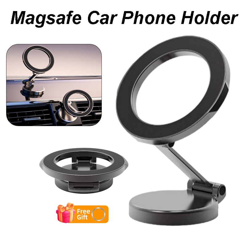 Jual Magsafe Magnetic Car Phone Holder 720° Rotation Universal Dudukan ...