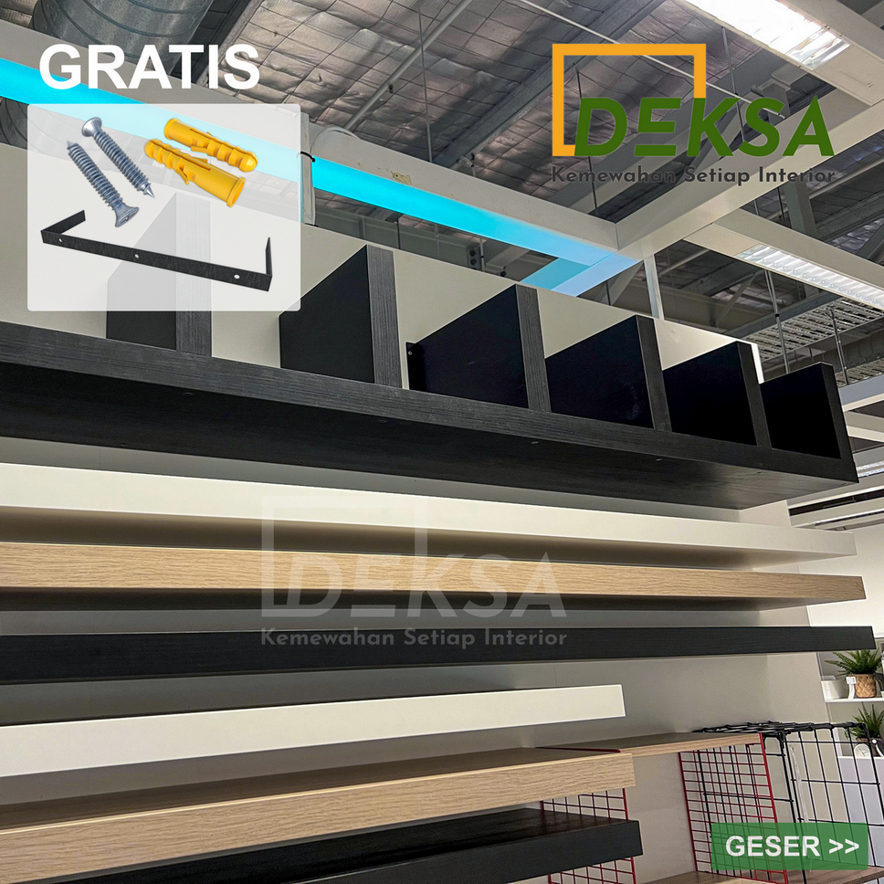 Jual Custom Ukuran Ambalan Rak Dinding Aestetic Buku Rak TV Dapur EXTRA ...