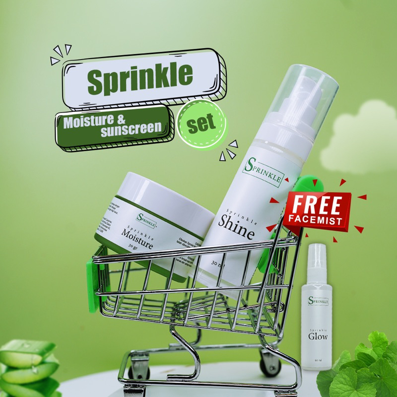 Jual Promo Sprinkle Set | Sprinkle Moisture - Sprinkle Shine Pelembap ...