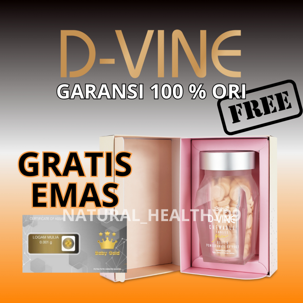 Jual D VINE DVINE Collagen Candy Isi 60 Tablet Di Jamin Asli Original ...