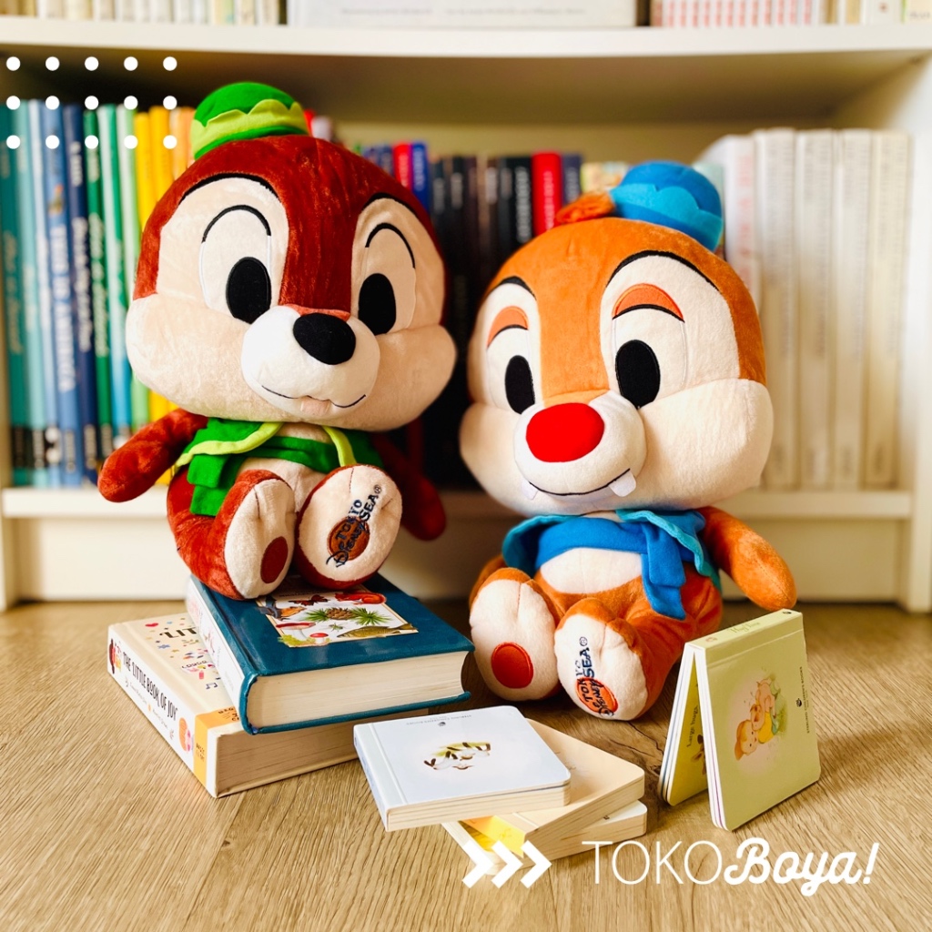 Jual BONEKA CHIP AND DALE CHIPMUNK DISNEY SEPASANG TUPAI JUMBO TOKYO ...