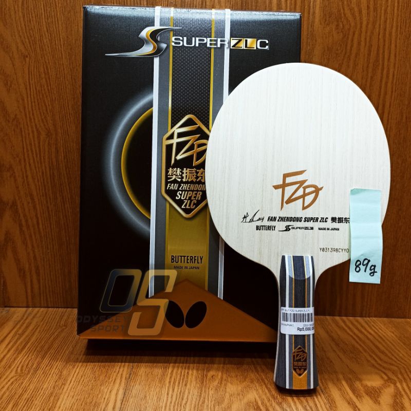 Jual Butterfly Fan Zhendong Super ZLC Kayu Pingpong (100% ORIGINAL) | Shopee Indonesia
