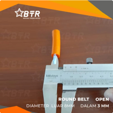 Jual ROUND BELT diameter luar 8mm, diameter dalam 3mm | Shopee Indonesia