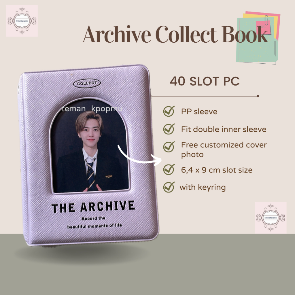 Jual Archive Mini Collect Book 1P Kolbuk isi 40 Slot Photocard Kpop ...