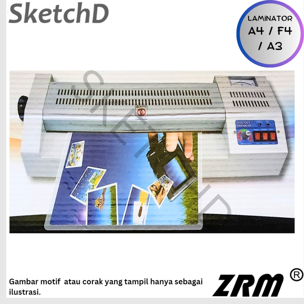 Jual Mesin Laminator Panas ZRM Laminating Machine A4 F4 A3 | Shopee Indonesia
