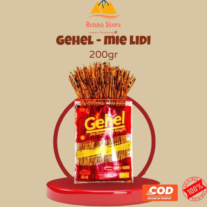 Jual GEHEL MIE LIDI 200gr - Makanan Ringan Mie Lidi - Lidi Lidian ...