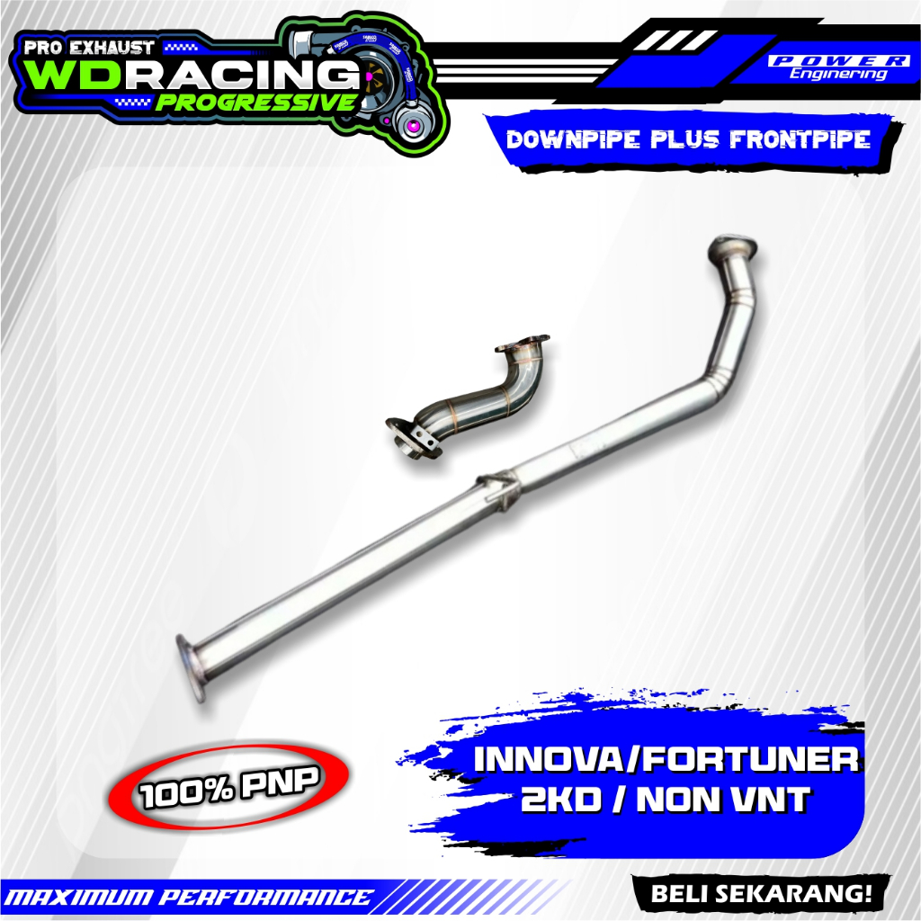 Jual DOWNPIPE FRONTPIPE INNOVA 2KD / FORTUNER NON VNT | Shopee Indonesia