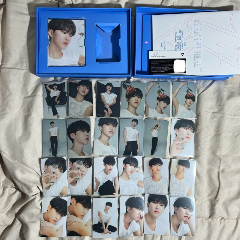 Jual booklet binder 17 is right here dear ver hoshi / pc photocard svt ...