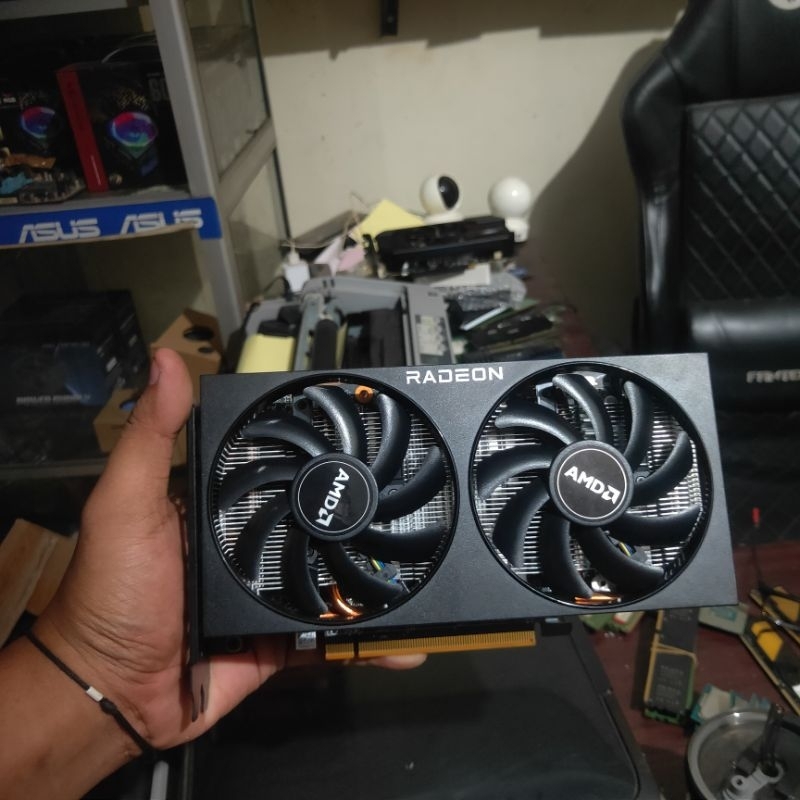 Jual VGA RX 6600Xt 8gb POWERCOLOR DDR6 segel utuh suhu adem | Shopee ...