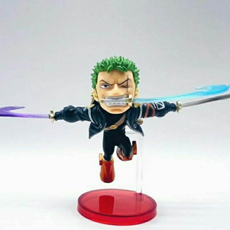 Jual Mini Figure Zoro & Kaku One Piece Egghead Weekly Shonen Wcf ...