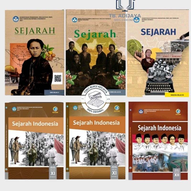 Jual Sejarah Indonesia SMA Kelas X XI XII 10 11 12 Kurikulum Merdeka Kurikulum 2013 Revisi 2017 ...