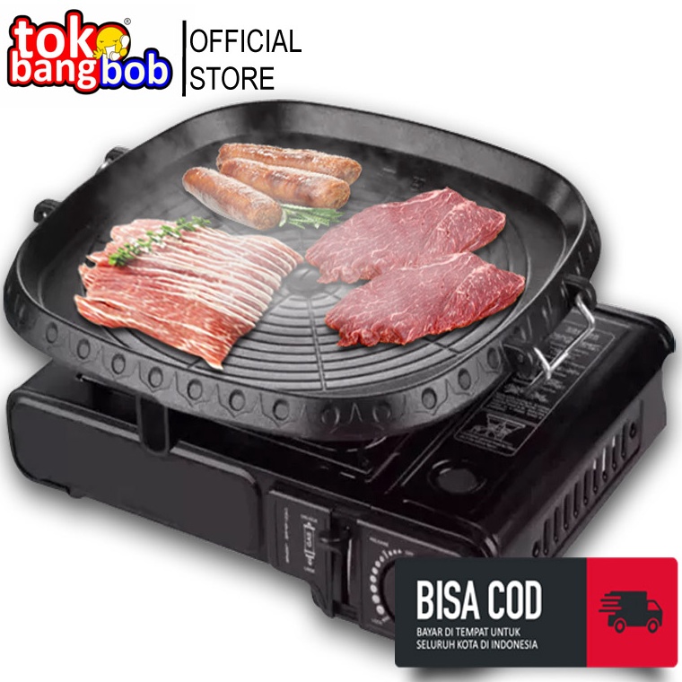 Jual Terbagus Bulgogi Pan 32cm Grill Panggangan BBQ Serbaguna steak ...