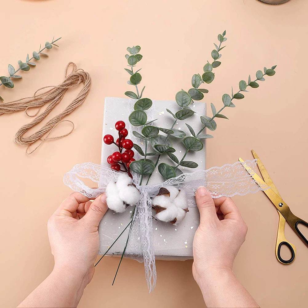 Jual Daun Eucalyptus SALJU Artificial - Daun Dolar BUlat Palsu - Daun ...