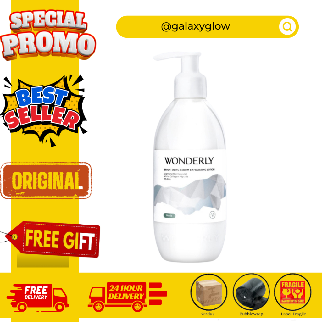 Jual WONDERLY - Brightening Serum Exfoliating Body Lotion First Diamond ...