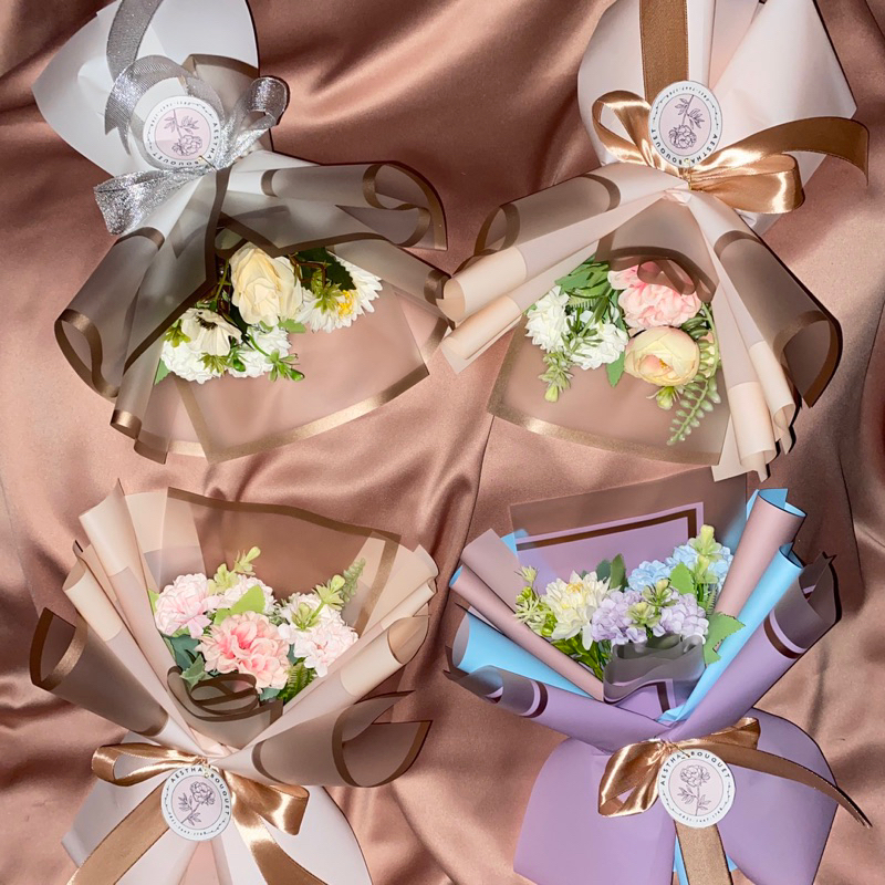 Jual BUKET BUNGA (SMALL) [FREE PACKING]/ ARTIFICIAL FLOWER BOUQUET ...