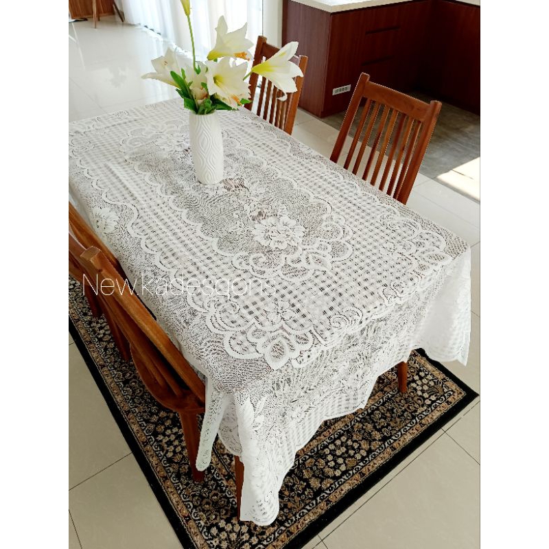 Jual Taplak meja makan putih . perabot rumah aestetik mewah minimalis ...