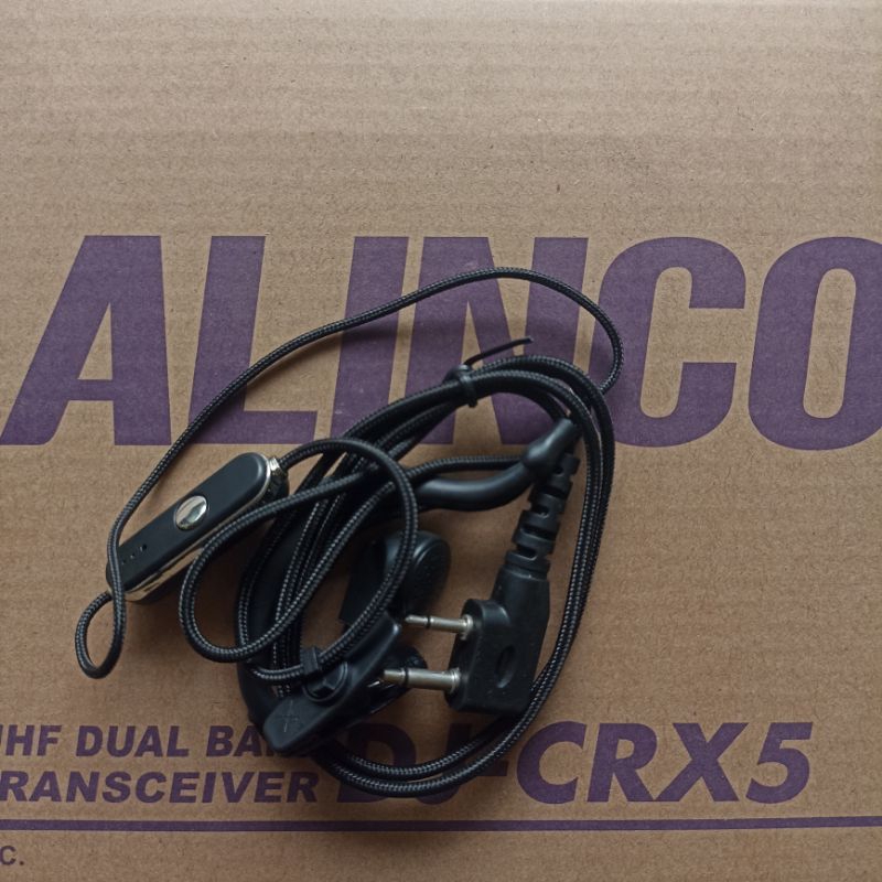 Jual Headset HT Alinco DJ-CRX 5 ICom V80 earset Kabel Tali sepatu ...