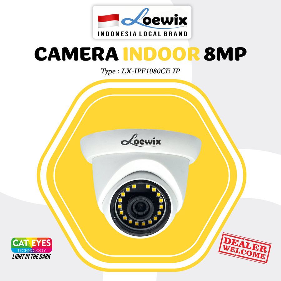 Jual Camera CCTV Loewix Indoor 8 MP 4K IP LX-IPF10CE80CE CAT EYES ...