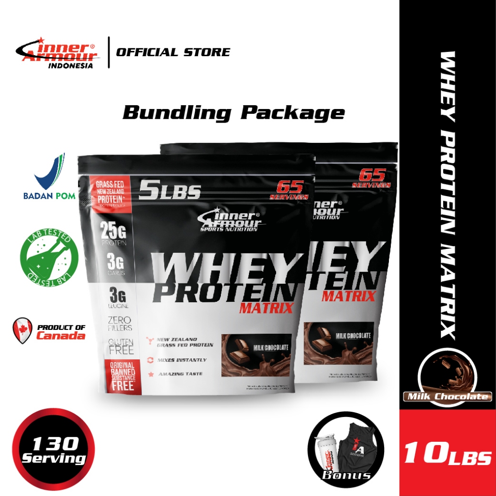 Jual Inner Armour Whey Protein Matrix 10 Lbs Suplemen Fitnes non Gluten ...