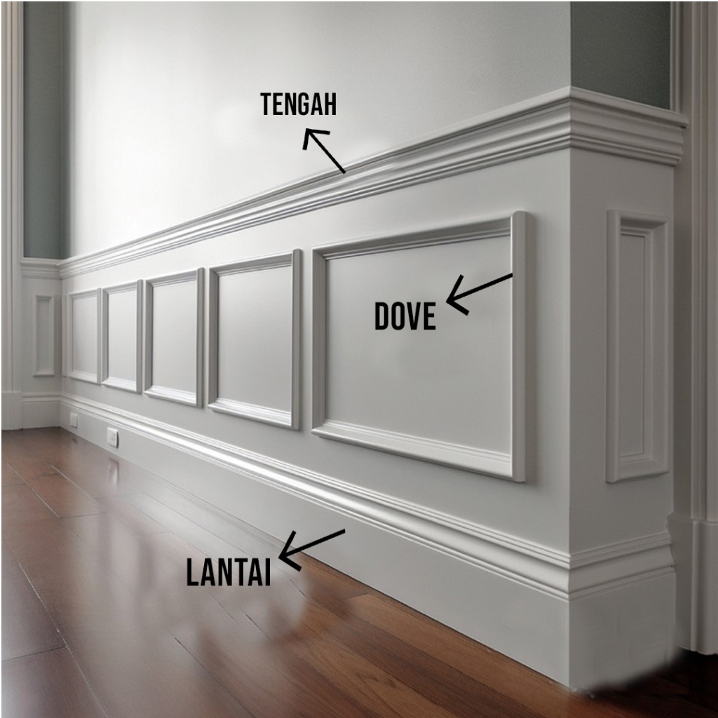 Jual List Wall Moulding PVC - List Dinding / Lis Profil Dinding ...