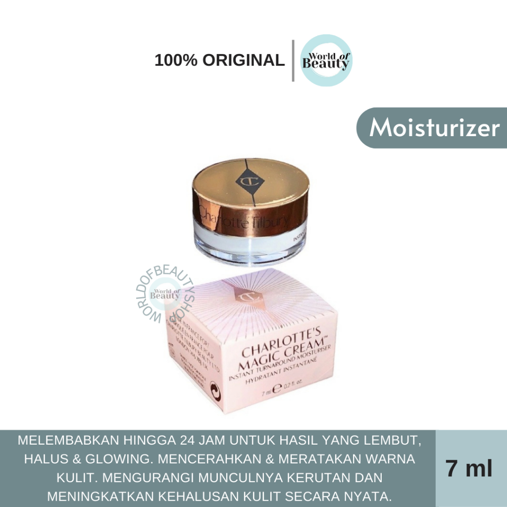 Jual WOBS | ORIGINAL CT Charlotte Tilbury Magic Cream Instant ...
