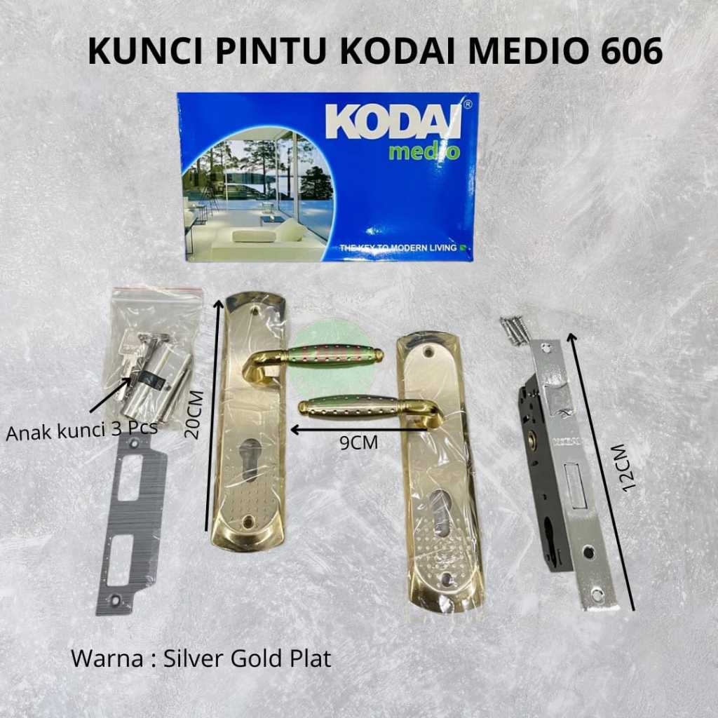 Jual KUNCI PINTU KODAI MEDIO 606 SGP HANDLE GAGANG KUNCI PINTU RUMAH ...