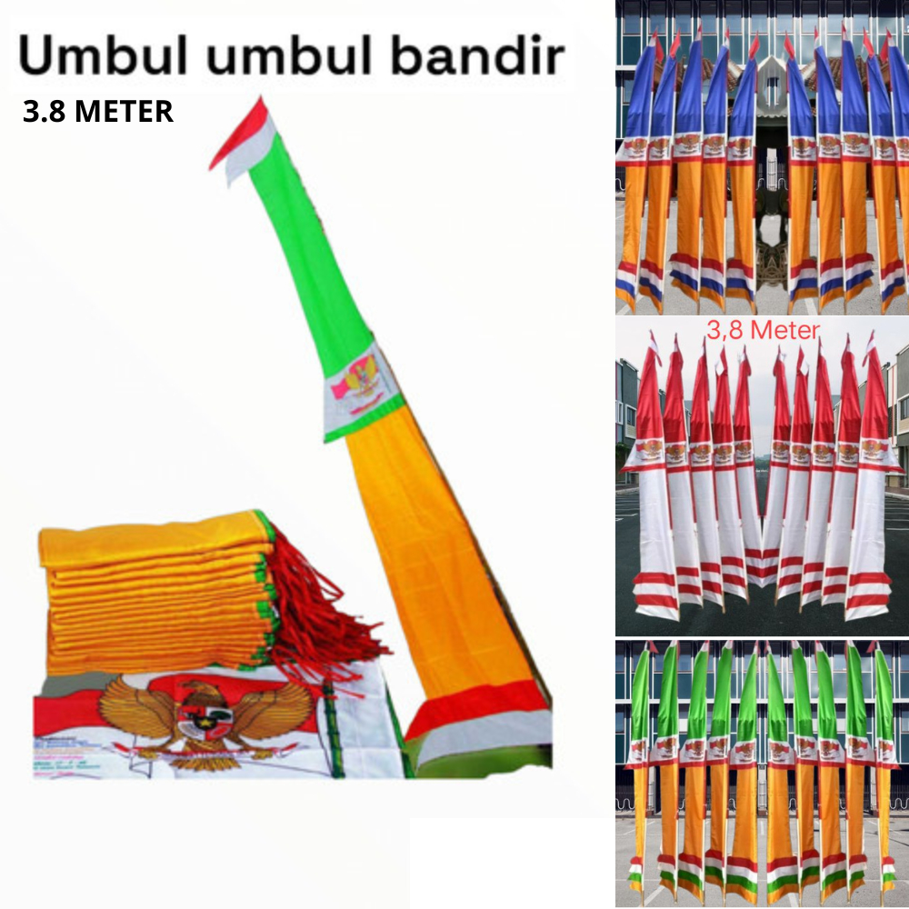 Jual Bendera umbul umbul Jumbo Bendera umbul umbul Pasung 3.8 Meter ...