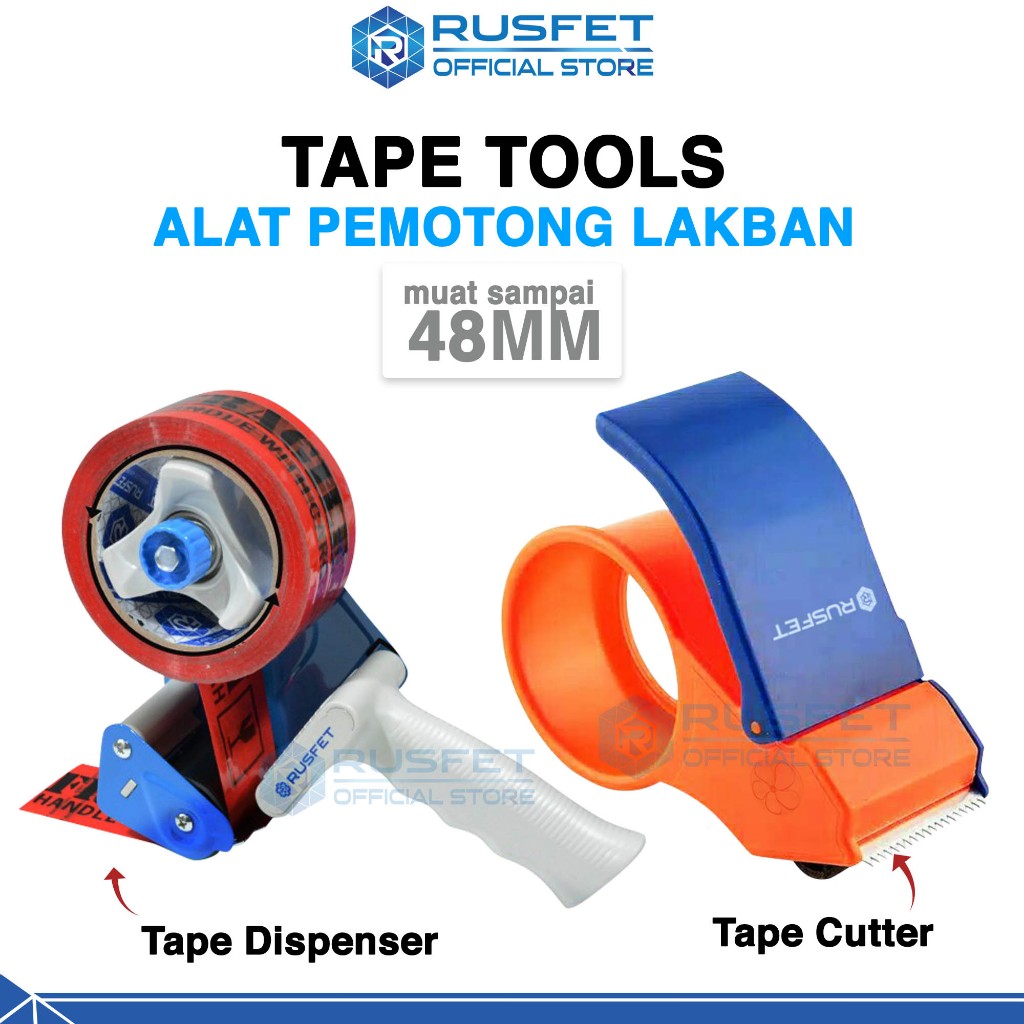 Jual Tape Dispenser / Cutter Alat Pemotong Lakban Isolasi Solatip ...