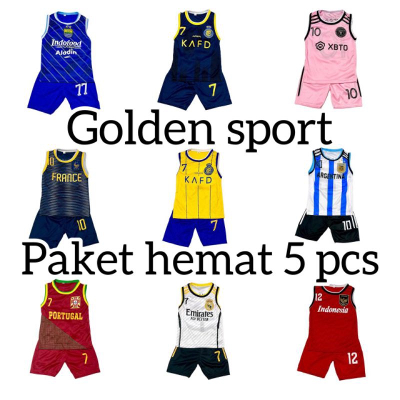 Jual PAKET HEMAT 5 PCS / SETELAN BAJU BOLA SINGLET ANAKTERBARU/KAOS ... Jual PAKET HEMAT 5 PCS / SETELAN BAJU BOLA SINGLET ANAKTERBARU/KAOS ...