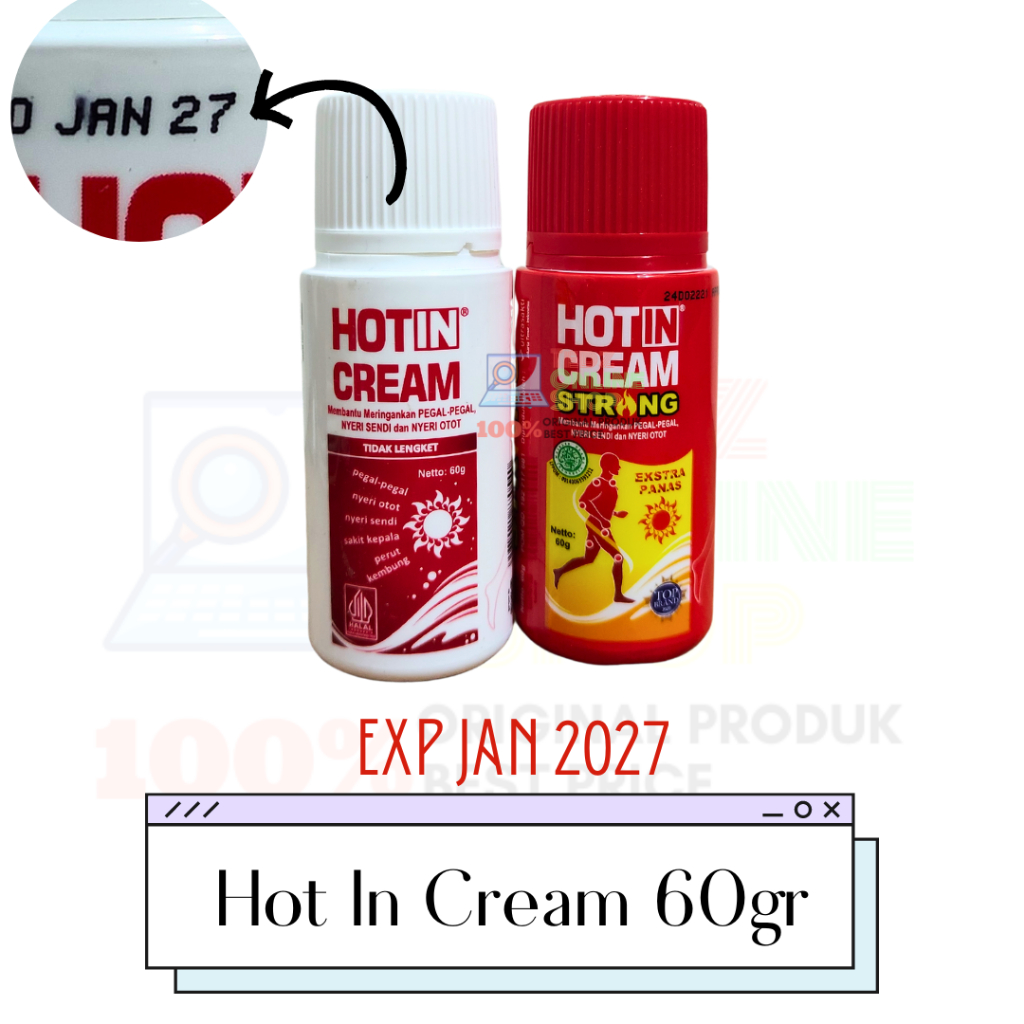 Jual HotIn Cream 60 gr / Hot In Cream 60 gr | Shopee Indonesia