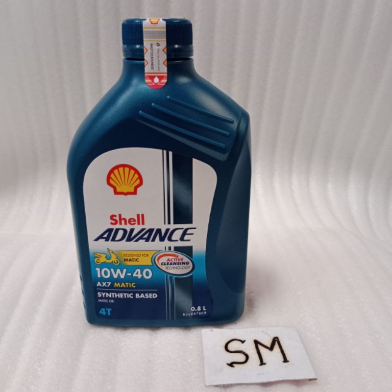 Jual oli pelumas mesin motor Shell matic AX7 10W40 asli original Shell ...