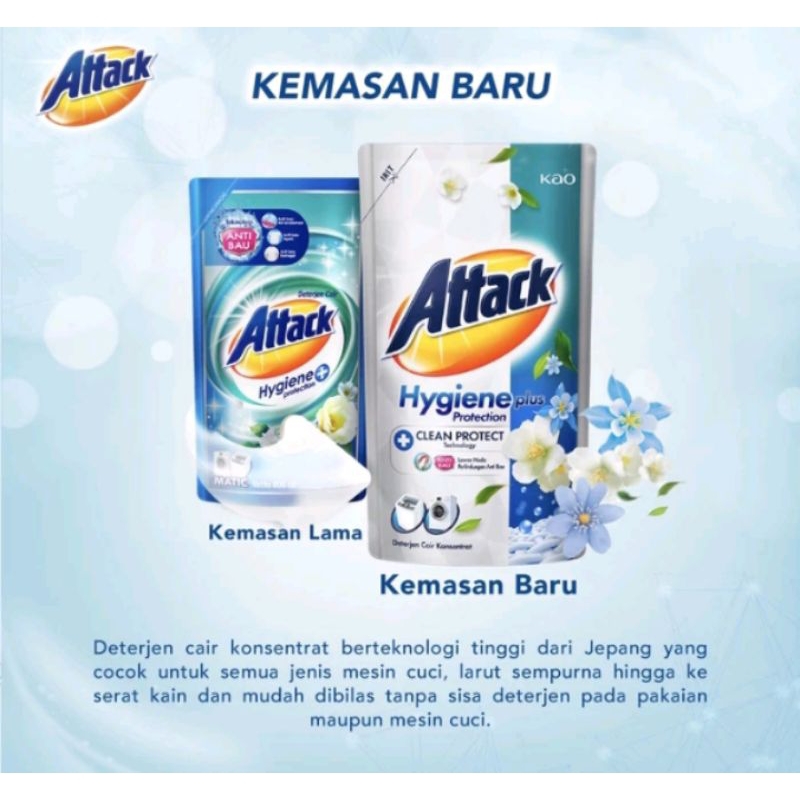 Jual Attack Hygiene plus softener protection 750ml | Shopee Indonesia