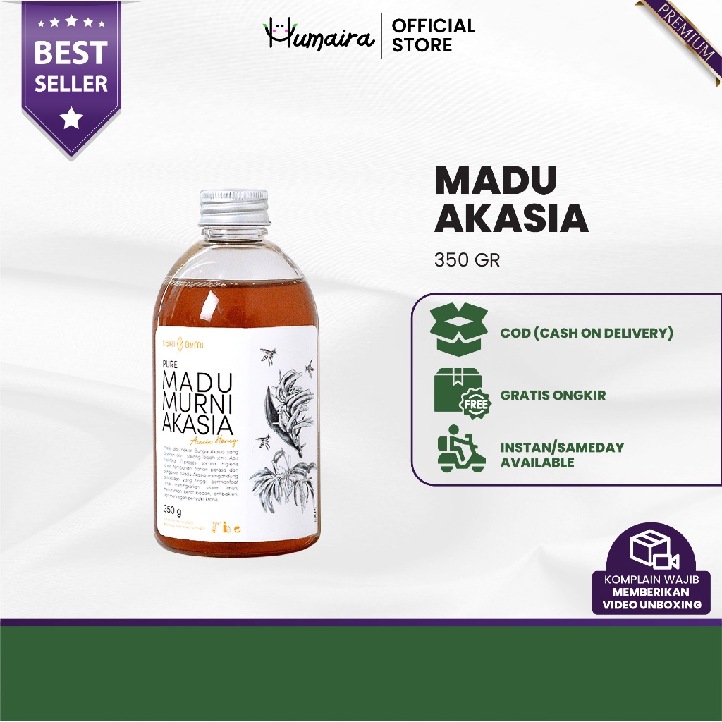 Jual Madu Akasia Dari Bumi 350 gram - Produk Original DARI BUMI ...
