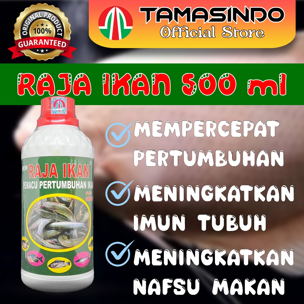 Jual RAJA IKAN 500 ml Pemacu Pertumbuhan Ikan | Shopee Indonesia