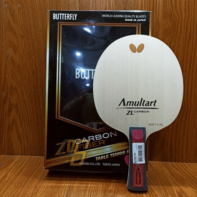 Jual Butterfly Amultart ZLC Kayu Pingpong(100% ORIGINAL) | Shopee Indonesia