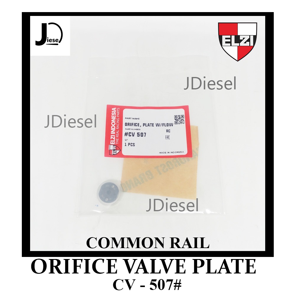 Jual Elzi Premium Orifice Innova Diesel Common Rail Injector Valve cv #507 plate Indonesia ...