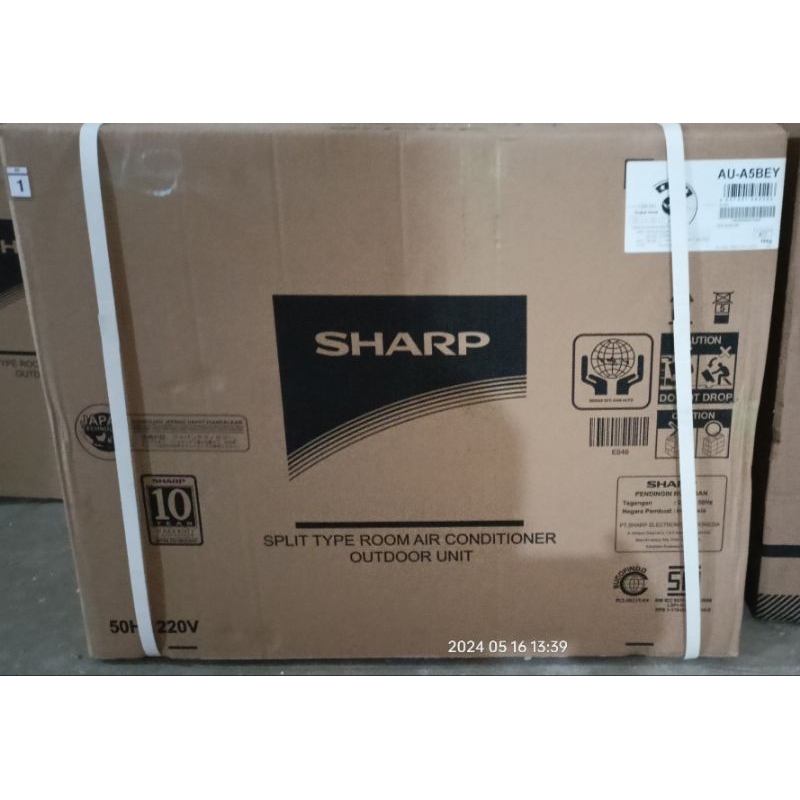Jual Sharp ac a5bey 0.5 pk 1/2 pk garuda wing air flow watt fit super ...
