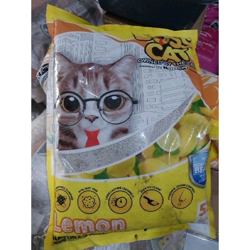 Jual Bos Cat Luxe Series: Super Clumping Bentonite Cat Litter - Natural ...