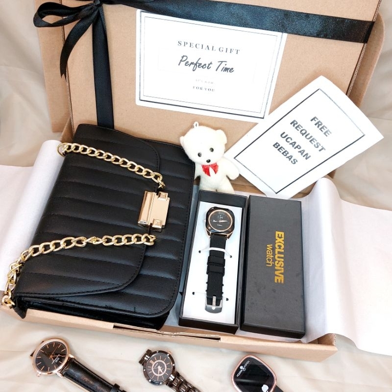 Jual Hampers Gift Box Cewek / Wanita Exclusive Untuk Kado / Hadiah Isi ...
