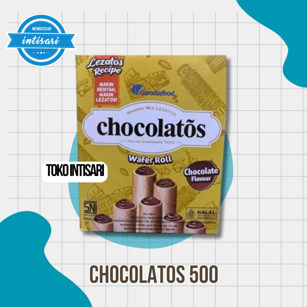 Jual Gerry Chocolatos Wafer 500 Variant Cokelat/Coconut (PACK) | Shopee ...