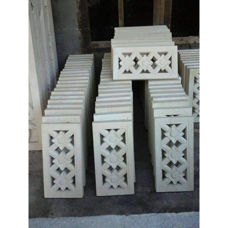 Jual Loster batu alam paras jogja ukuran 20cmX40cm | Shopee Indonesia