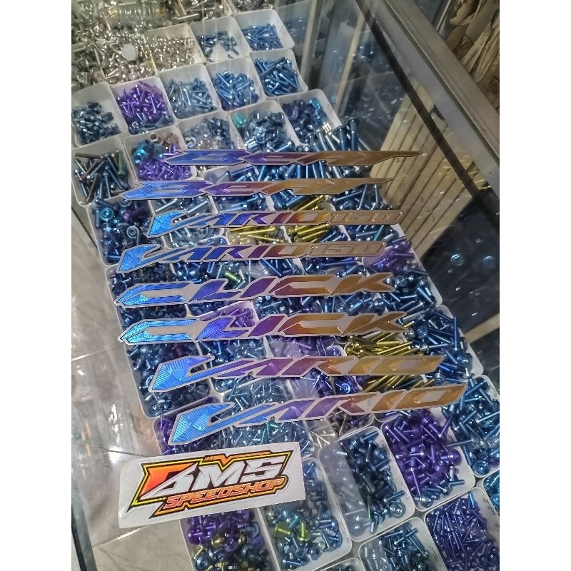 Jual EMBLEM TITANIUM ORIGINAL VIETNAM VARIO 150,VARIO 125,CLICK,EMBLEM ...