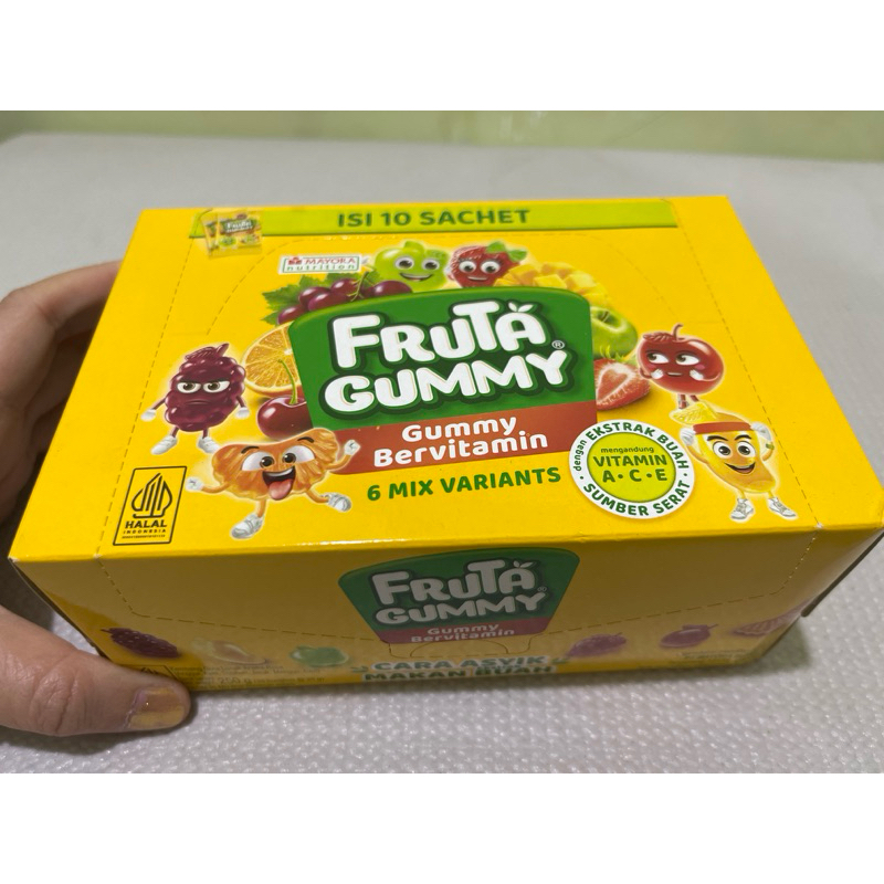 Jual Fruta Gummy Isi 10 Sachet | Shopee Indonesia