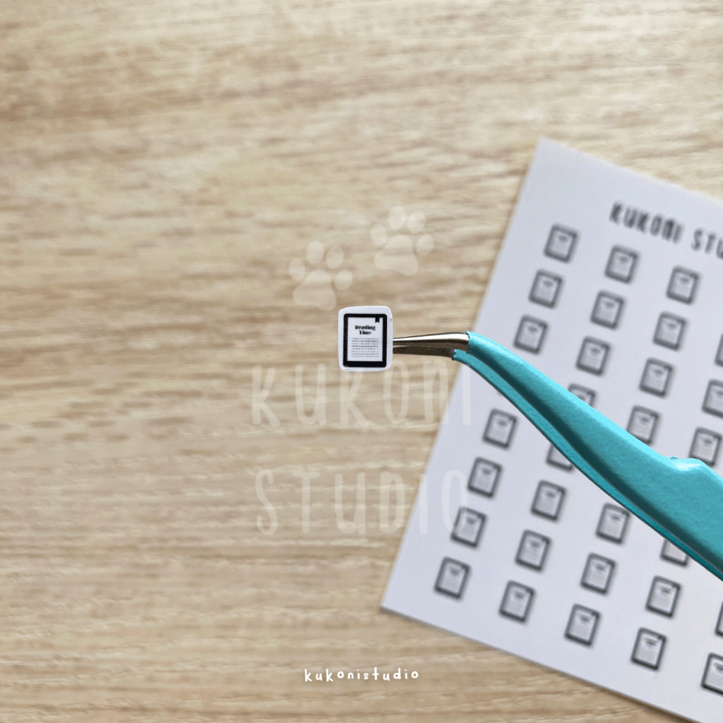 Jual Stiker e-reader | Kukoni Studio Tiny Icon Sticker | Shopee Indonesia