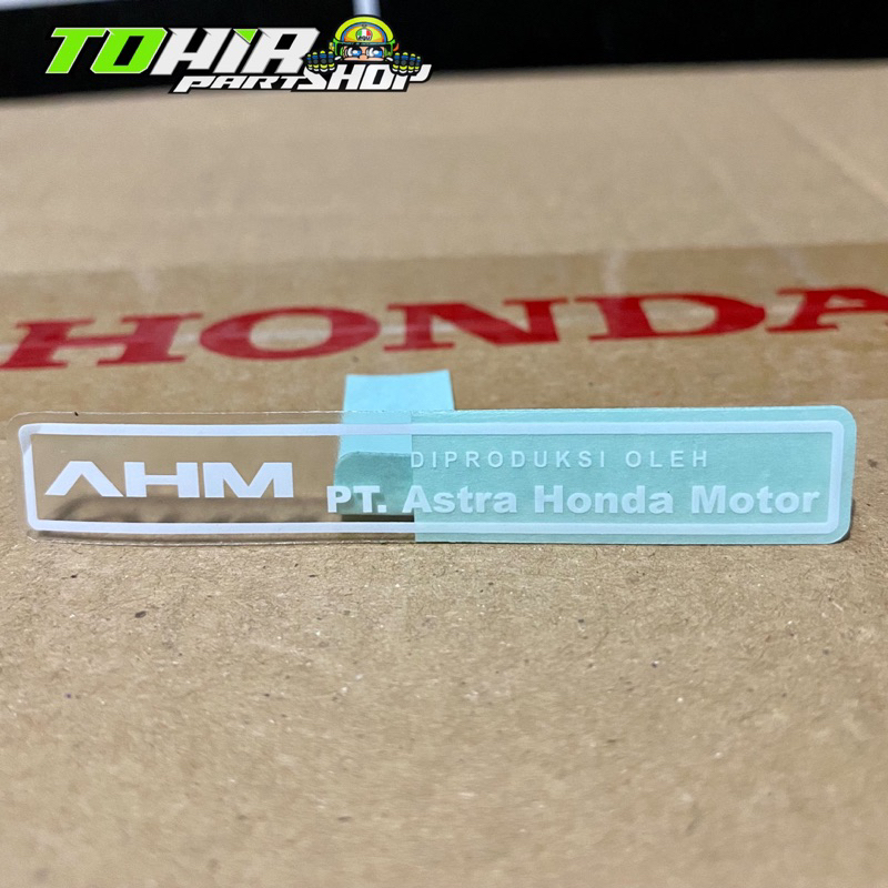 Jual Sticker AHM PT. Astra Honda Motor Original | Shopee Indonesia