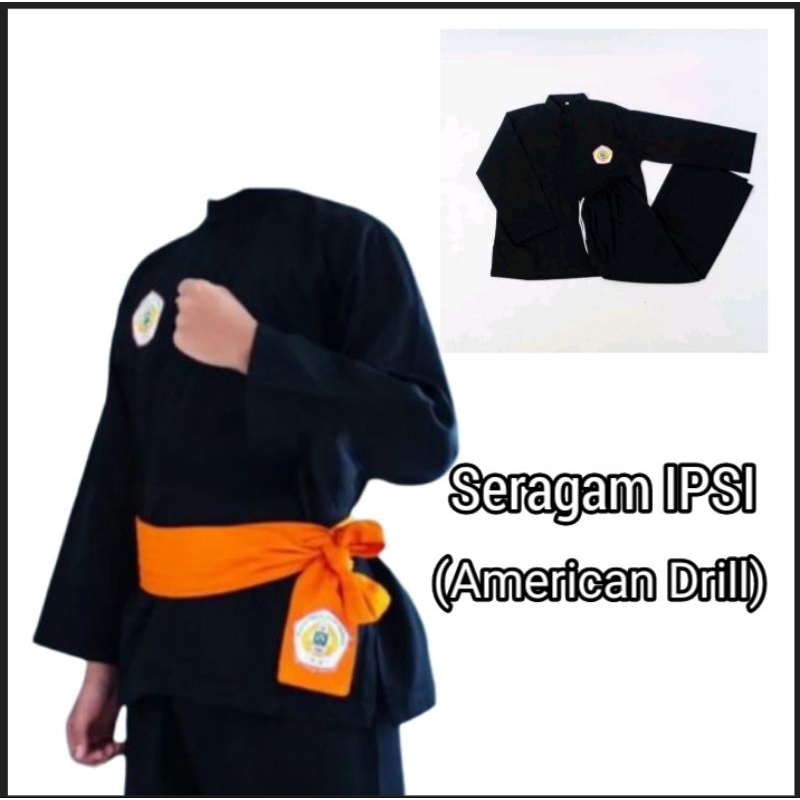 Jual Seragam Pencak silat IPSI (American Drill)/Baju Ipsi | Shopee ...