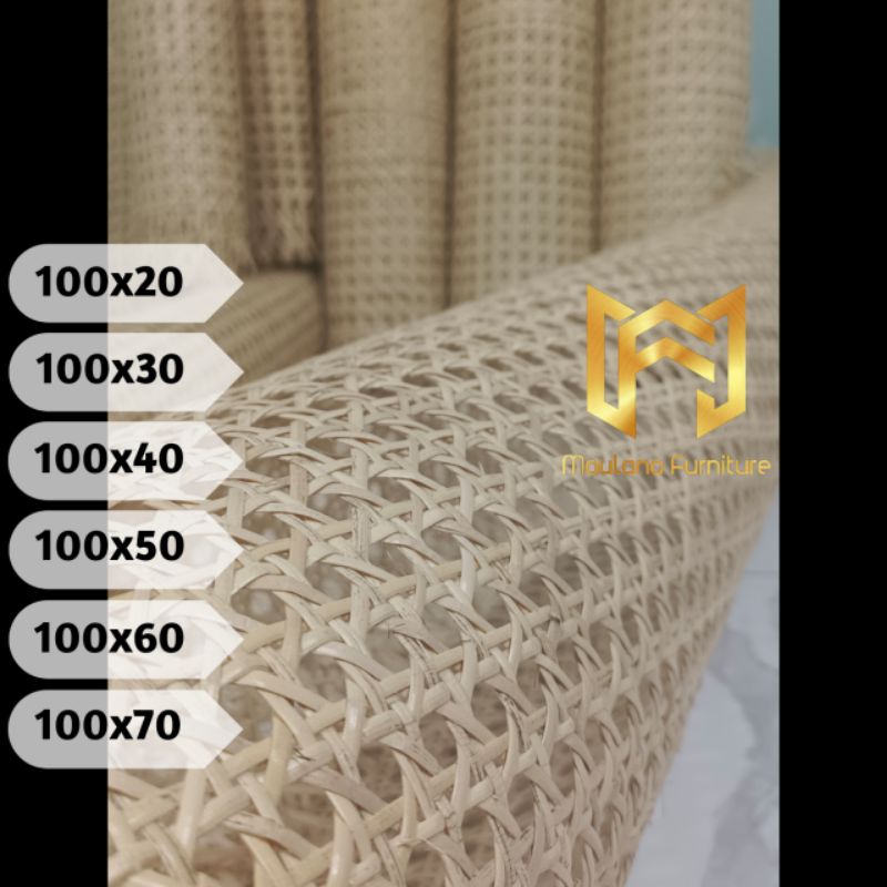 Jual anyaman rotan lembaran webbing kembang tanjung | Shopee Indonesia