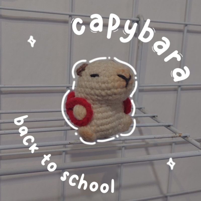 Jual CAPYBARA crochet / boneka rajut / amigurumi / gantungan kunci ...