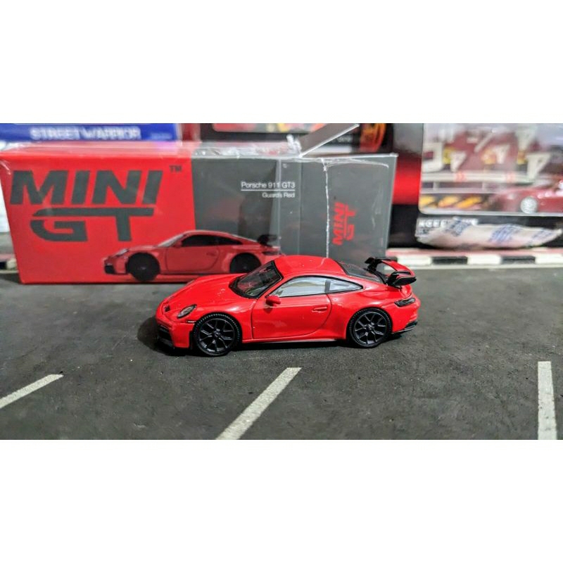 Jual Diecast Mini GT Porsche 911 GT3 Guard Red no 662 | Shopee Indonesia