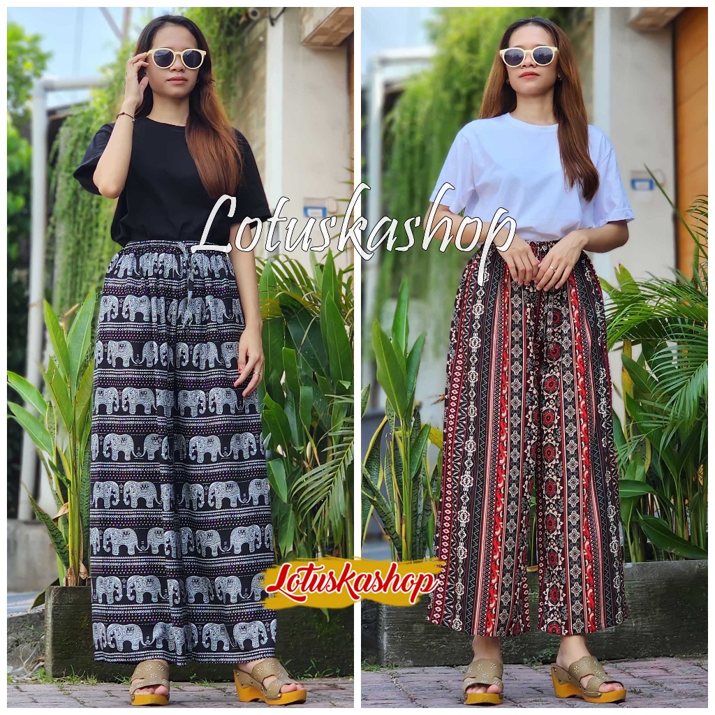 Jual Celana Kulot Etnik Bali | Shopee Indonesia